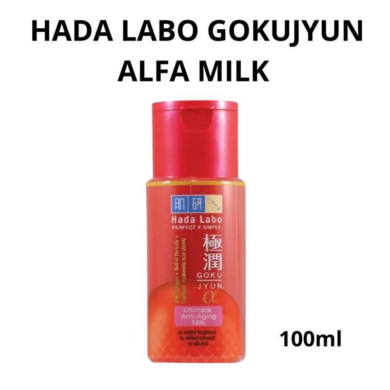 Promo Hada Labo Gokujyun Alfa Milk 100ml Diskon 25% Di Seller ...