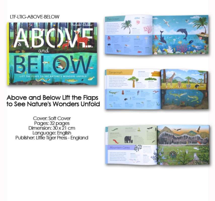 Jual Above And Below Nature Buku Cerita Anak Pengetahuan Alam Hewan Di ...