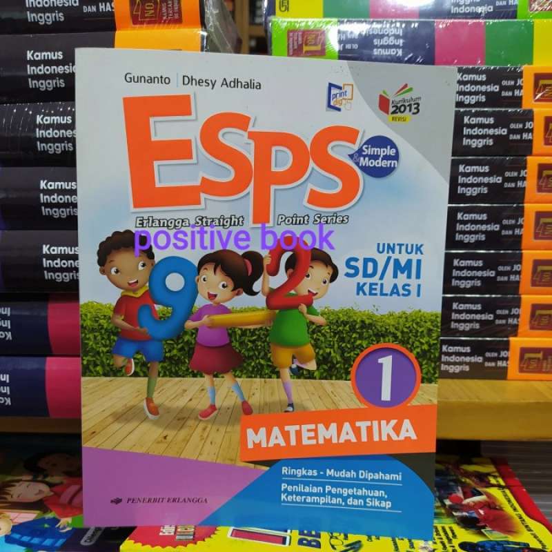 Promo esps matematika kelas 1 sd k13 erlangga Diskon 23% di Seller Ken Book - Jati Padang, Kota ...