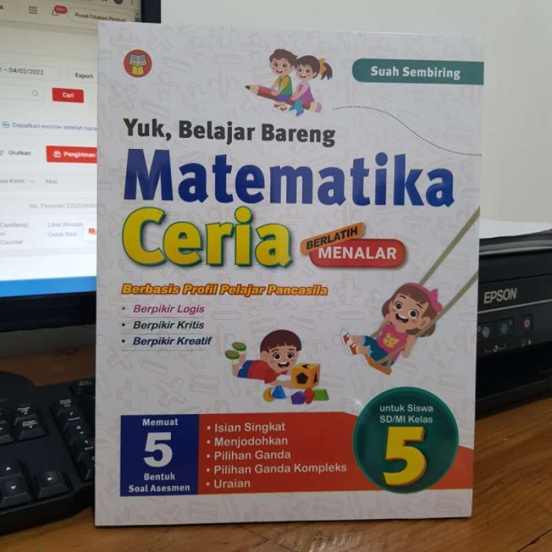 Jual BELAJAR BARENG MATEMATIKA CERIA UNTUK SISWA SD/MI KELAS 5 KUR MERDEKA di Seller Ken Book ...
