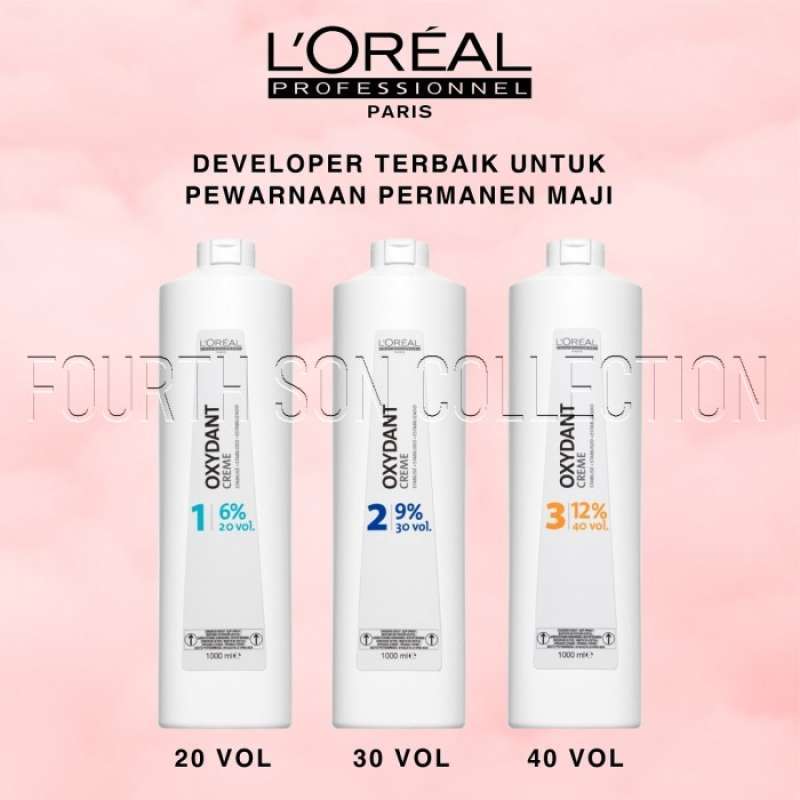 Promo LOREAL PROFESSIONNEL OXYDANT CREME DEVELOPER 1000ML Diskon 33% di ...