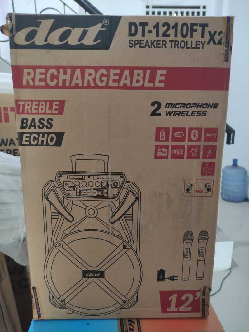Jual Speaker Trolley Dat Dt1210ft X2 Portable Original Di Seller ...