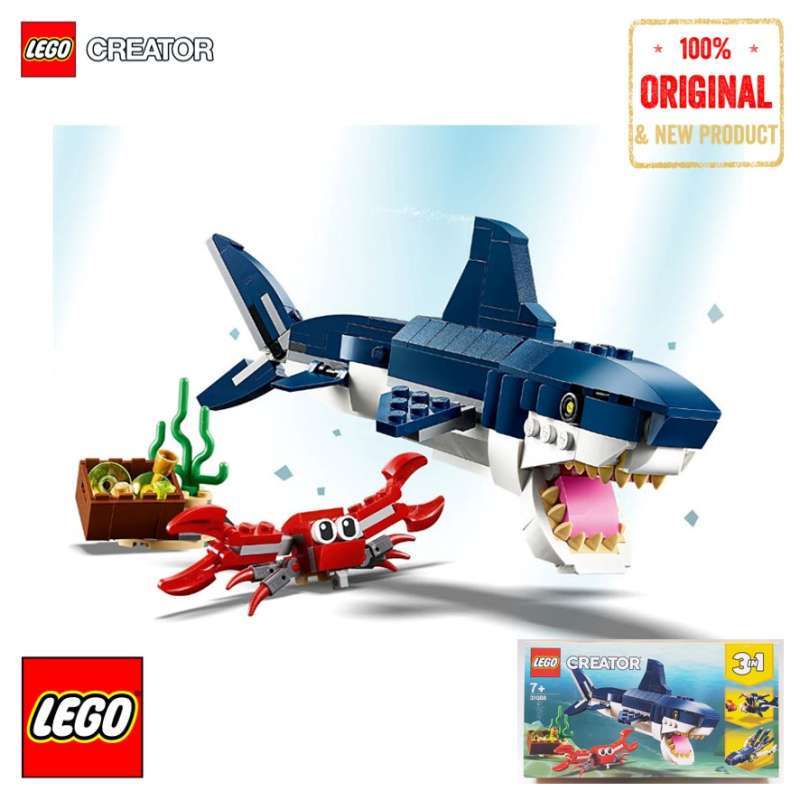 Jual Lego Creator 31088 Deep Sea Creatures Building Blocks Mainan Di ...