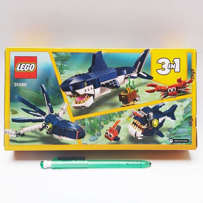 Jual Lego Creator 31088 Deep Sea Creatures Building Blocks Mainan Di ...