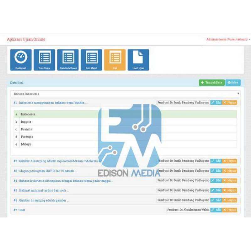 Jual Aplikasi Ujian Online Elearning Sekolah Berbasis Web V1 di Seller ...