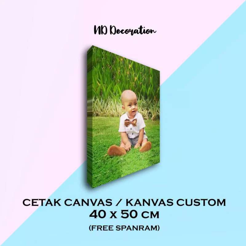 Jual Custom Cetak Foto Kanvas/Canvas Photo Print (sudah termasuk Frame ...