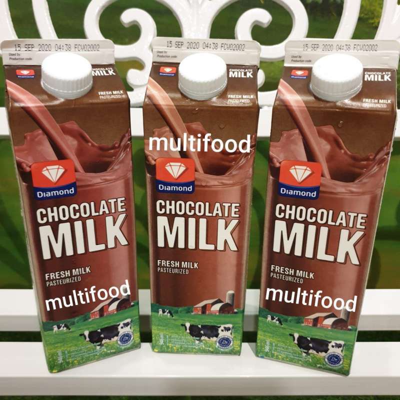 Jual Diamond Fresh Milk/susu Segar Diamond Chocolate [946 Ml] Di Seller ...