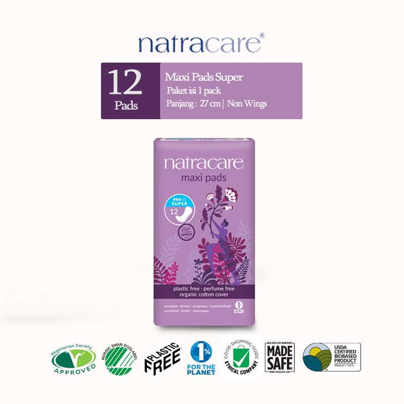 Promo Natracare Super Maxi Pads (Non Wings) Diskon 5% di Seller ...