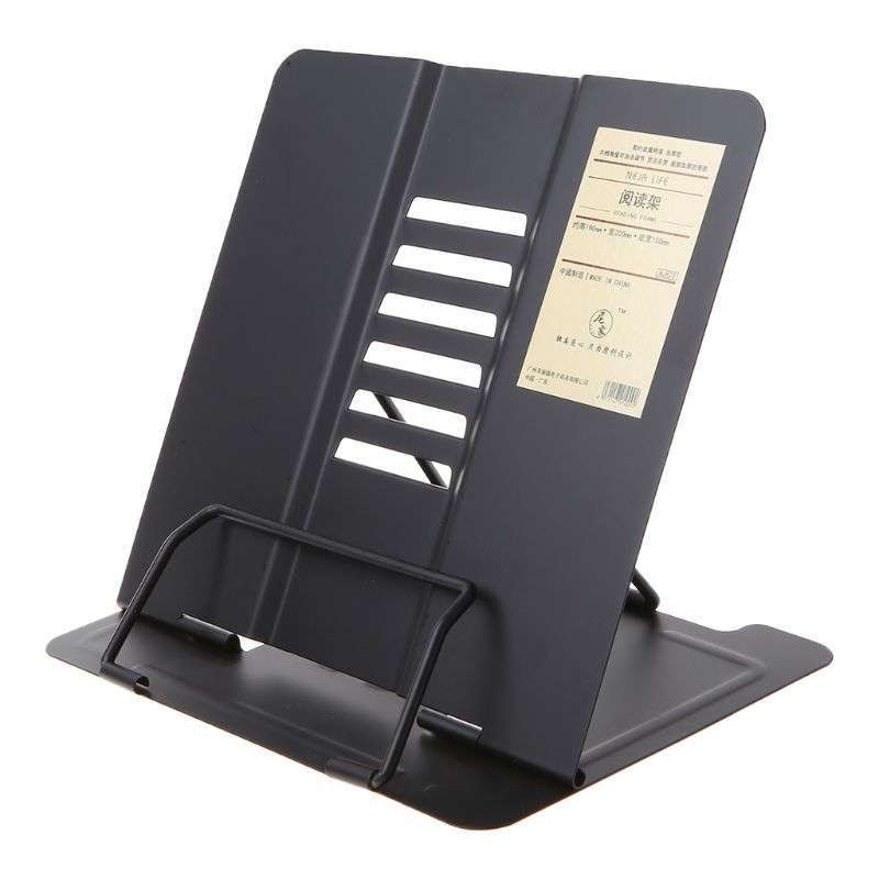 Promo Triple W Portable Metal Adjustable Book Holder Penyanggah Buku ...