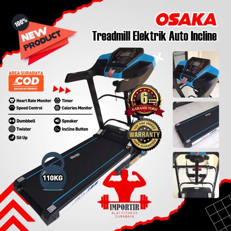 Jual Alat Olahraga Treadmill Elektrik Osaka Am Fitclass Di Seller ...