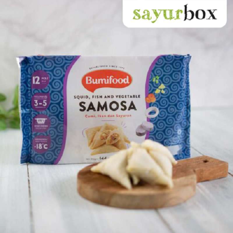 Jual Bumifood Samosa Cumi Ikan dan Sayuran 144 gram Sayurbox - JKT ...