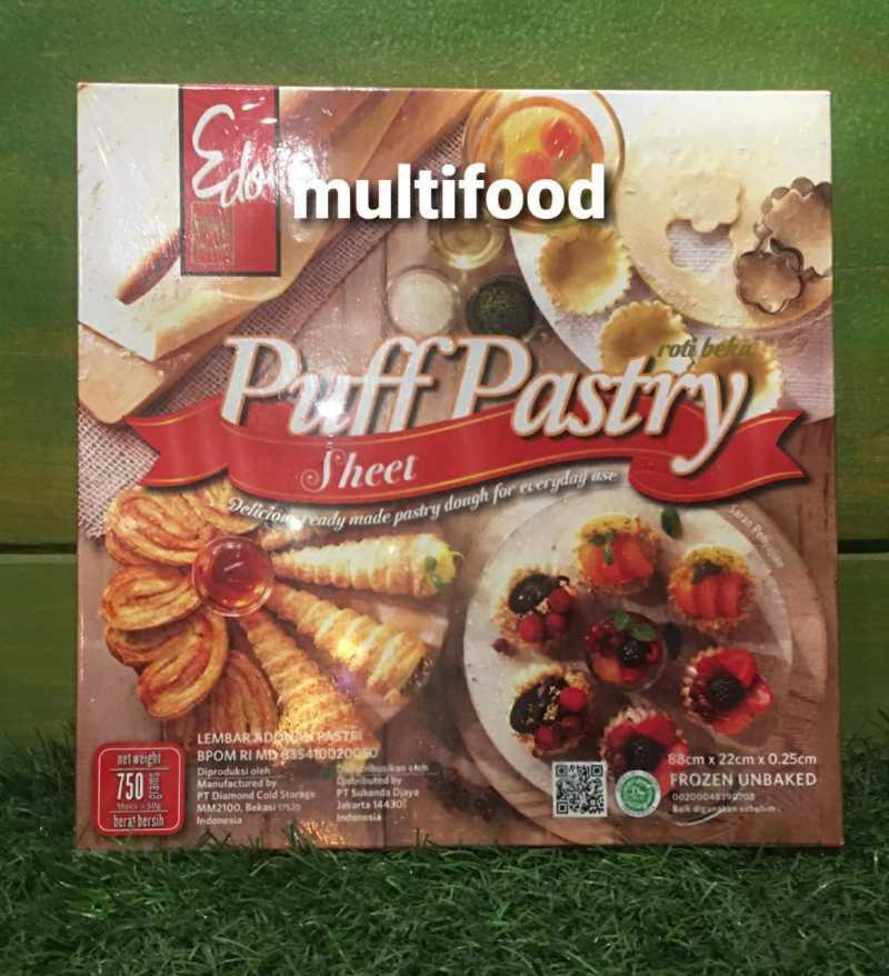 Jual Puff pastry sheet edo murah / kulit pastry Halal / kulit zuppa di ...