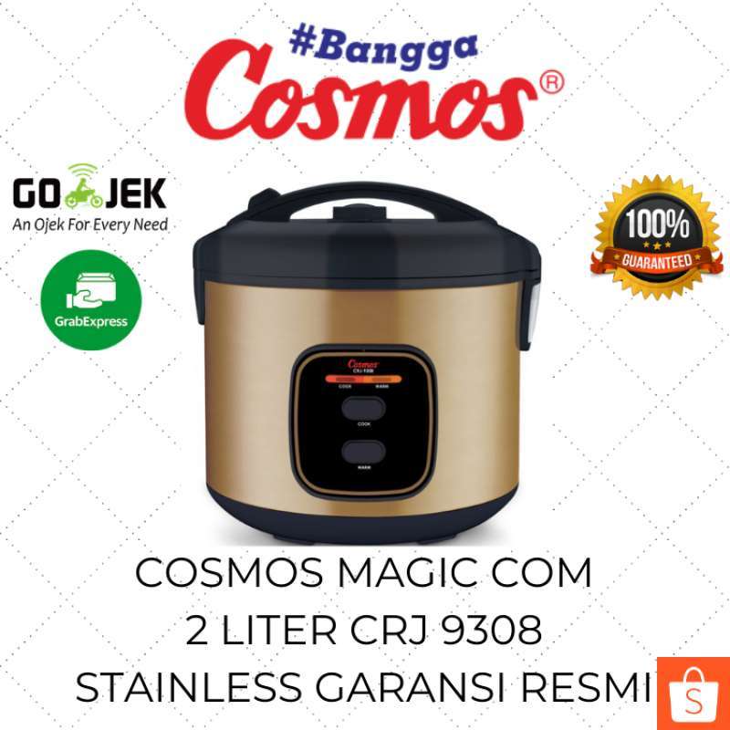 Jual Cosmos Magic Com Stainless Steel 2 Liter CRJ 9308 3in1 / Rice ...