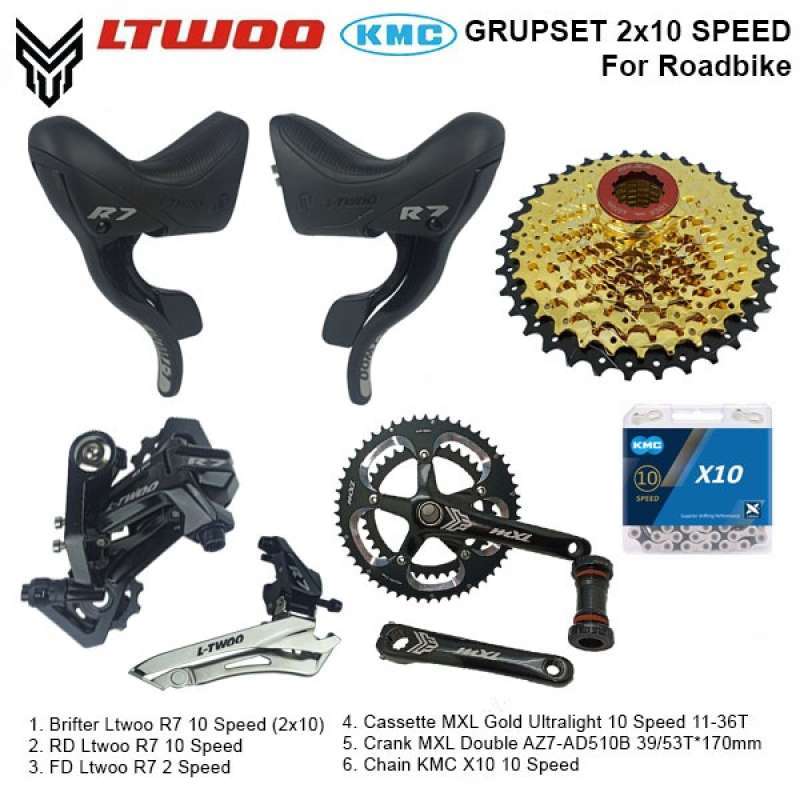 Promo Ltwoo Groupset R7 2 X 10speed Sepeda ( Roadbike / Minivelo ...