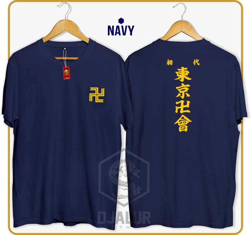 Jual kaos tokyo revengers dual / kaos tokyo manji / kaos toman gang ...