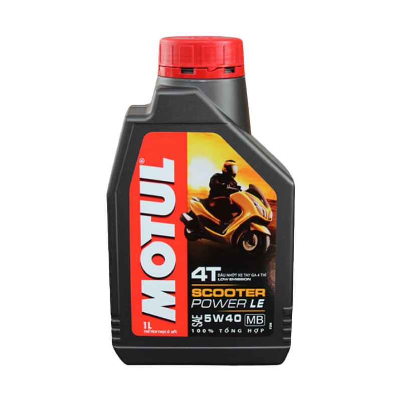 Promo Motul Scooter Power Le 5w-40 Oli Motor Matic [1 L] Diskon 32% Di ...