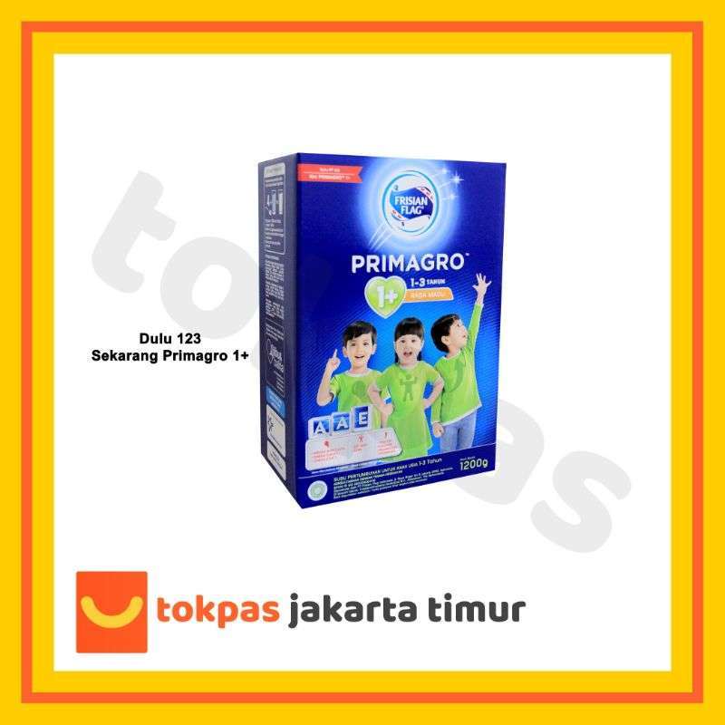Jual Frisian Flag Primagro 1+ Madu Susu Formula [1200 g] di Seller TOKO ...