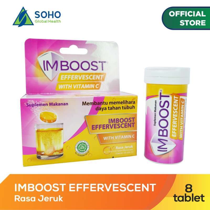 Jual Imboost Effervescent With Vitamin C - 1 Tube @8 Tablet Tingkatkan ...
