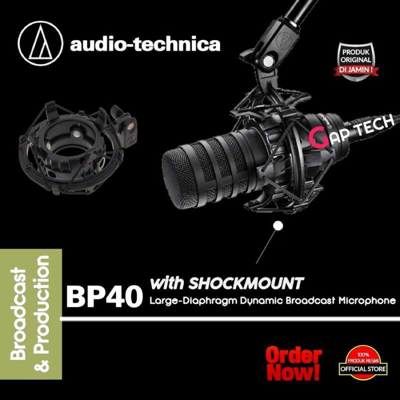 Jual Audio Technica BP40 Shockmount Large Diaphragm Broadcast ...