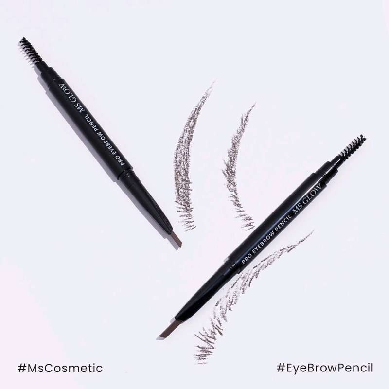 Promo Ms Glow Pro Eyebrow Pencil Diskon 10% di Seller Ms Glow Narisca ...