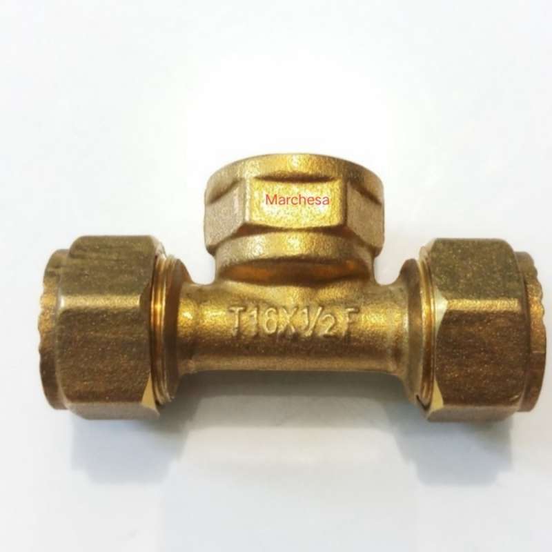 Jual Sambungan Pipa Air Panas Tee Sambung Drat Dalam Ukuran 1/2 inchi di Seller Marchesa ...