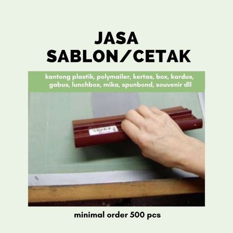 Jual JASA SABLON cetak plastik kertas mika kresek souvenir polymailer ...