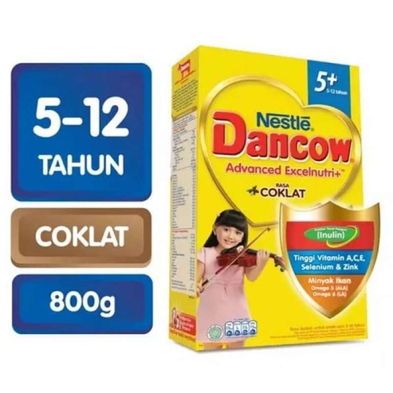 Jual Dancow 5 Plus Nutridos Coklat Susu pertumbuhan [1000 gr] kemasan ...