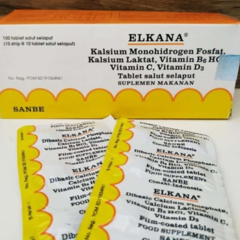 Jual Original Per strip Elkana tablet @10 Multivitamin & Mineral di ...