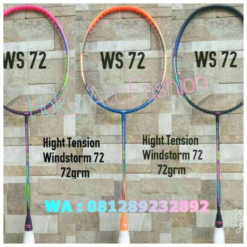 Jual Jual Raket Badminton Lining Windstorm 72 - 100%original Li Ning Di ...