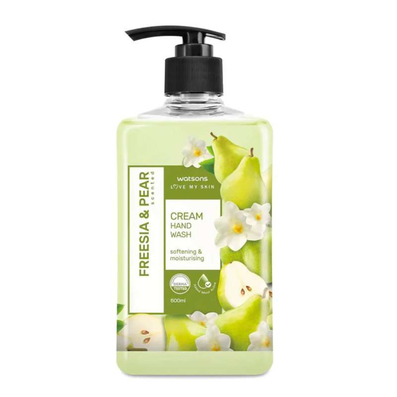 Jual Watsons Hand Wash Freesia And Pear Scented Cream [500ml] Di Seller