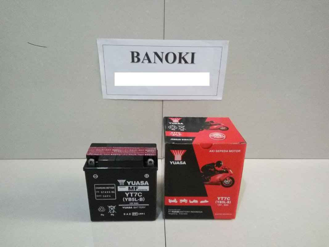 Jual Aki Mobil Yamaha Vega Yuasa Yt7c Kering 12v 5ah Di Seller Toko Banoki Aki Mobil - Toko Aki ...