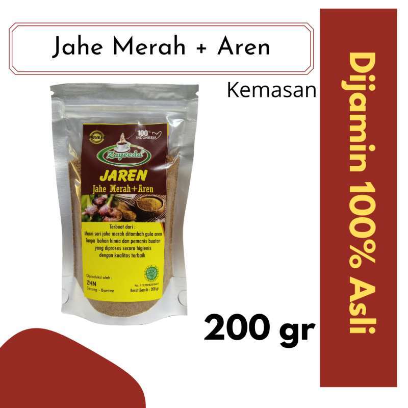 Jual Zayeeda - PROMO Beli 2 JAREN Jahe Merah Gula Aren Bubuk Gratis 1 ...