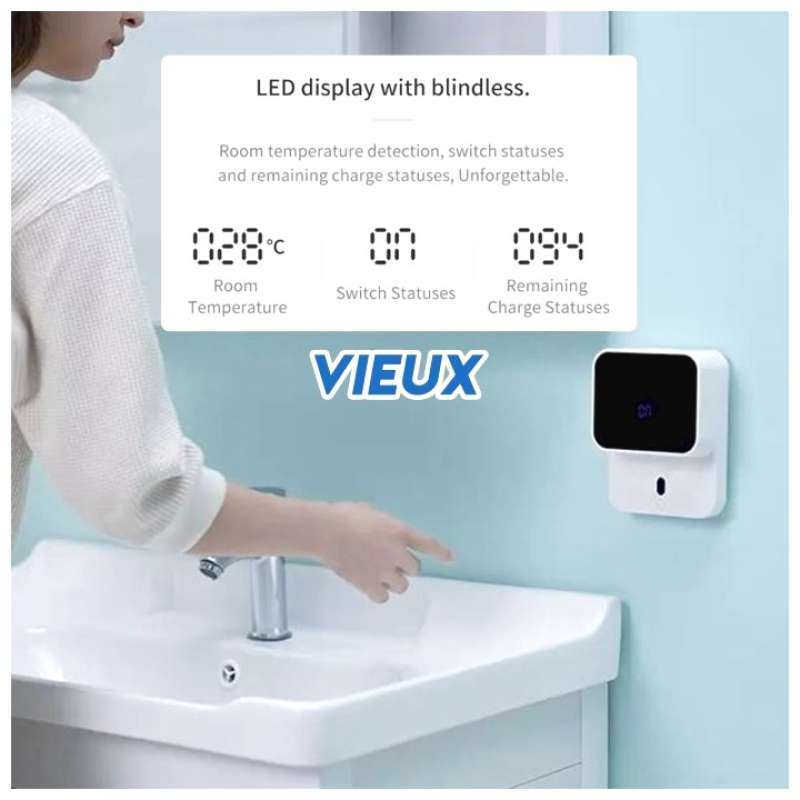 Jual Jual Tempat Sabun Cuci Tangan Otomatis - Led Display Automatic ...