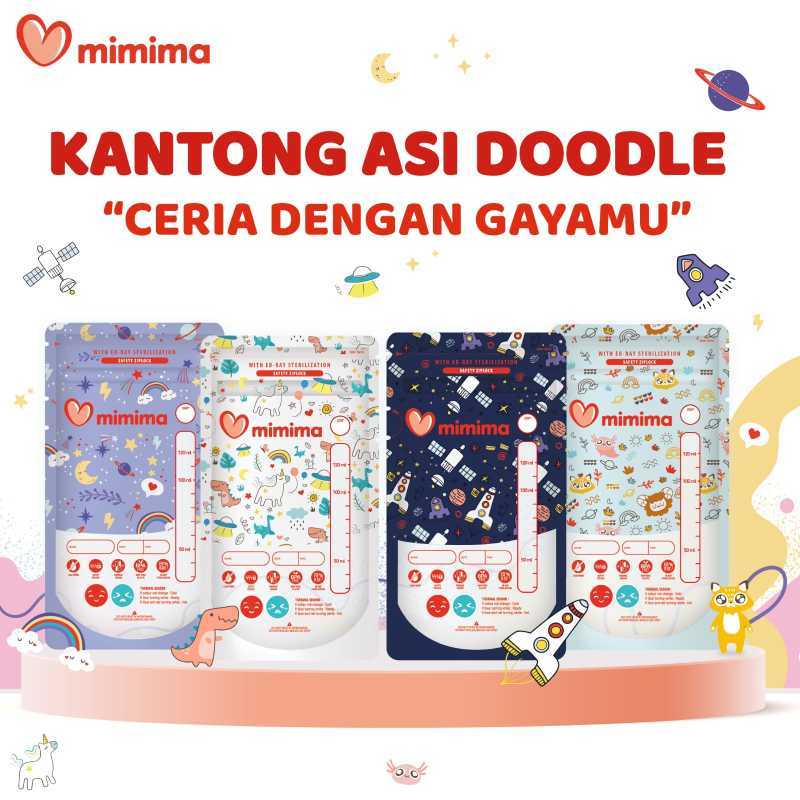 Jual Mimima Kantong Plastik Asi 120ml Breast Milk Storage di Seller ...