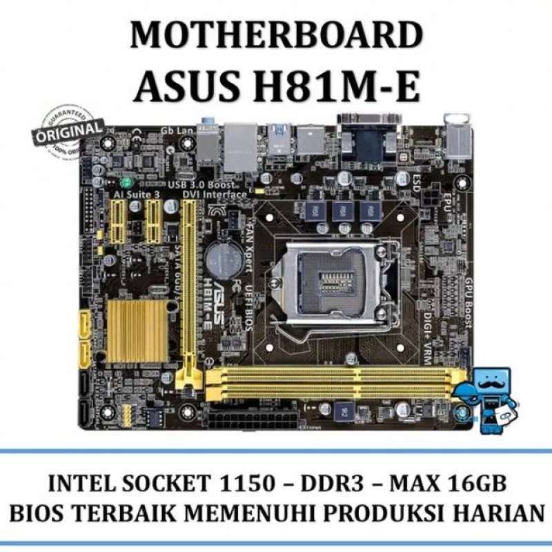 Promo Motherboard Asus H81m-e Intel Socket 1150 Diskon 4% Di Seller Surya Abadi Computer - Surya ...