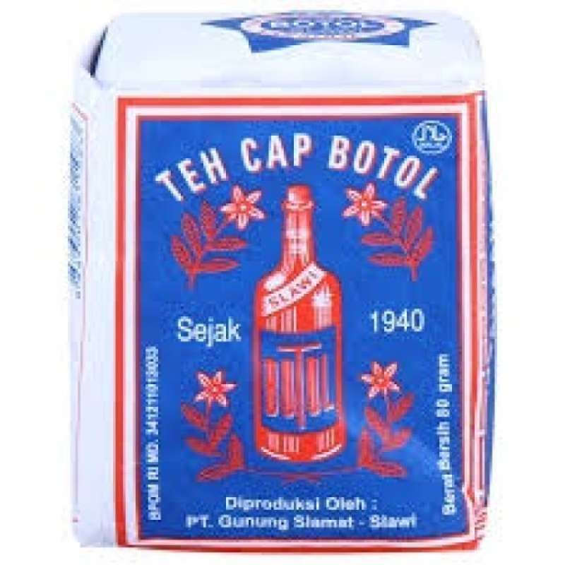 Jual TEH CAP BOTOL BIRU [80 G] di Seller Farmers Family Buaran Official ...