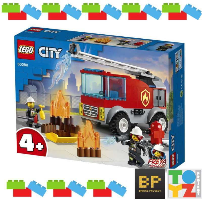 Jual LEGO City 60280 Fire Ladder Truck di Seller Toyz Project Semarang ...