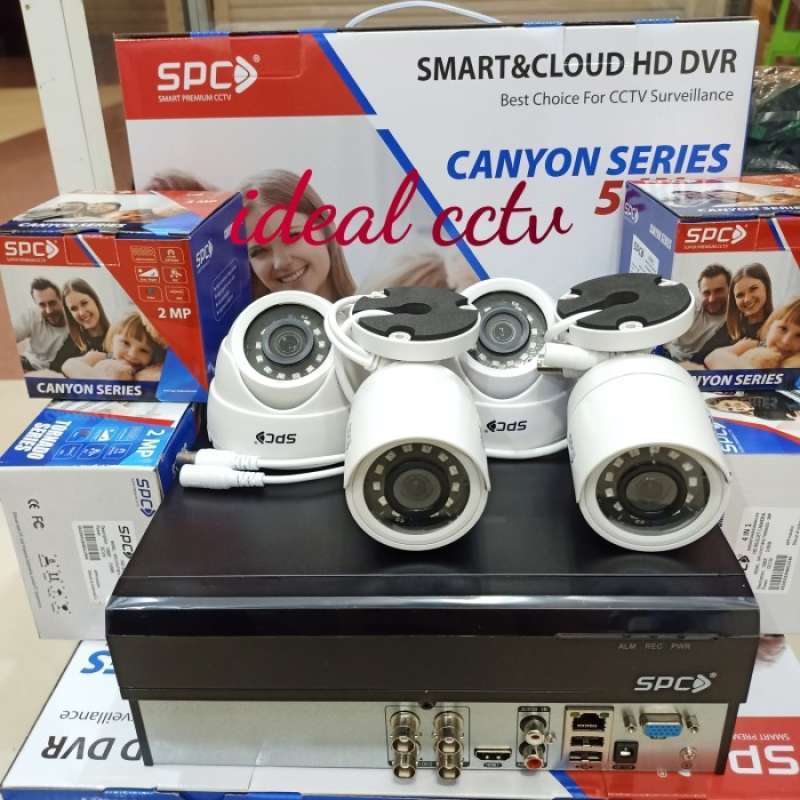 Jual RECOMMENDED PAKET CCTV SPC 4.Channel 1080P 2.Megapixel di Seller ...