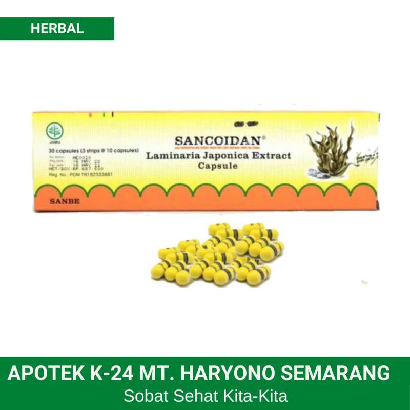 Jual Sancoidan Strip Isi 10 Kapsul / Herbal Vitamin Daya Tahan Tubuh di ...