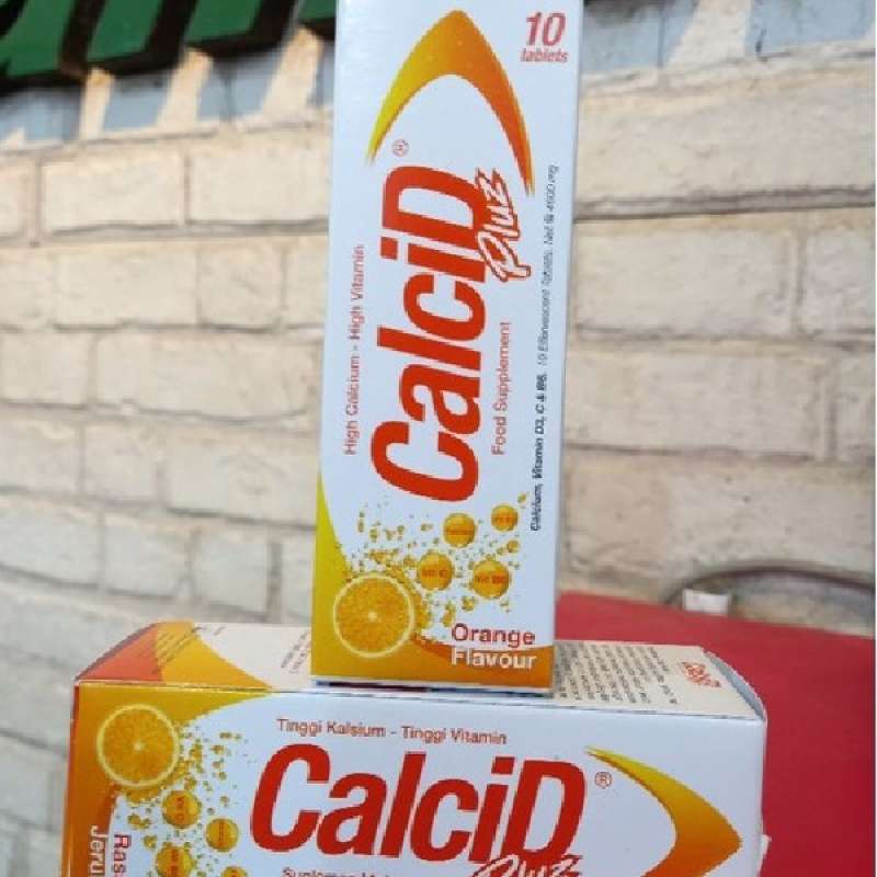 Jual Calcid Plus 10 Tablet - Suplemen Kalsium Dan Tulang Di Seller ...
