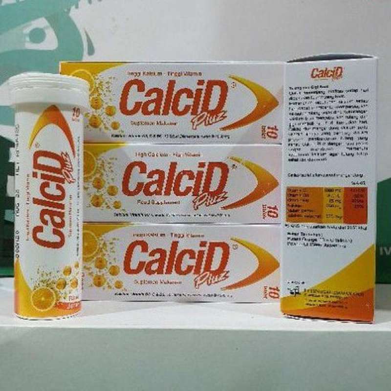 Jual Calcid Plus 10 Tablet - Suplemen Kalsium Dan Tulang Di Seller ...