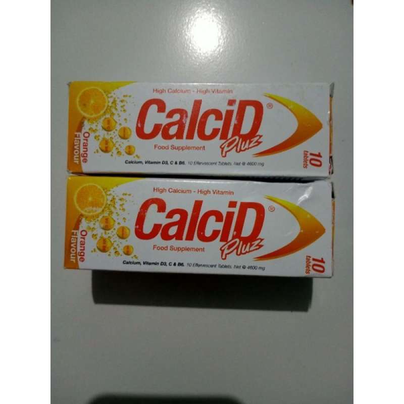 Jual Calcid Plus 10 Tablet - Suplemen Kalsium Dan Tulang Di Seller ...