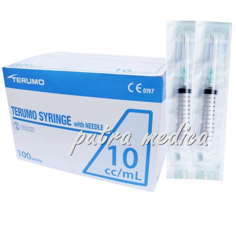 Jual Terumo Disposable Syringe 10ml - 1box / Spuit / Alat Suntik Di Seller Putra Medica - Boboh ...