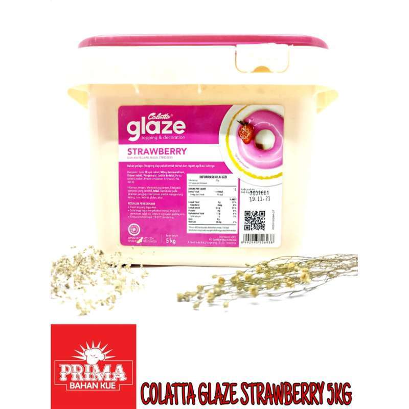 Jual GLAZE SERIES COLATTA - RASA STRAWBERRY - 5 KG di Seller ...