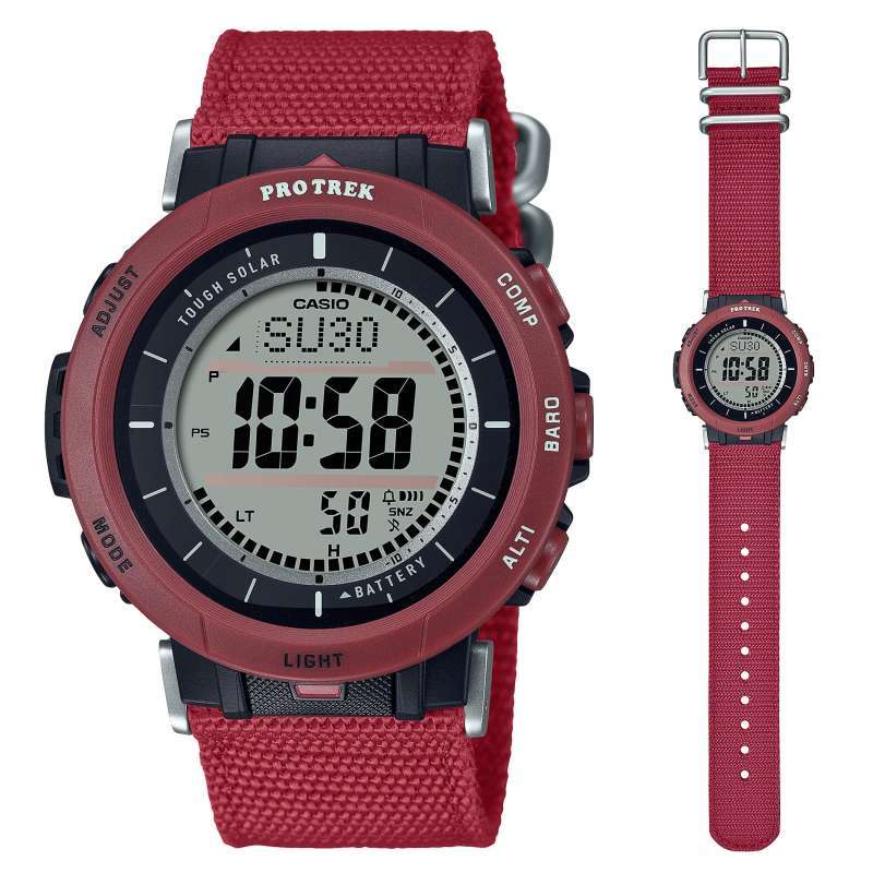 Promo Casio Protrek PRG-30B Jam Tangan Outdoor Digital Kanvas / Nylon ...