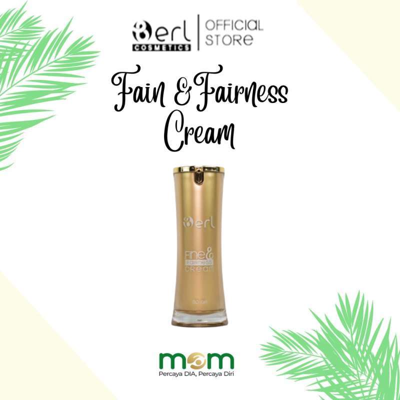 Jual BERL Fine and Fairness Cream - Foundation halal Wudhu Friendly di ...