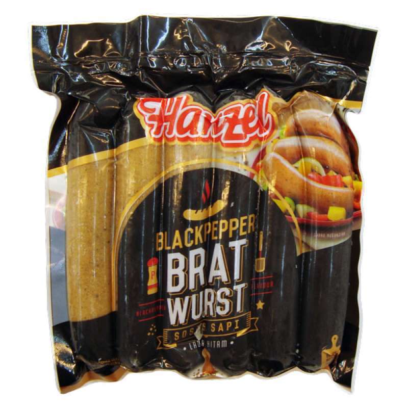 Jual HANZEL BRATWURST BLACK PAPPER 360g di Seller Hypermart Lombok ...