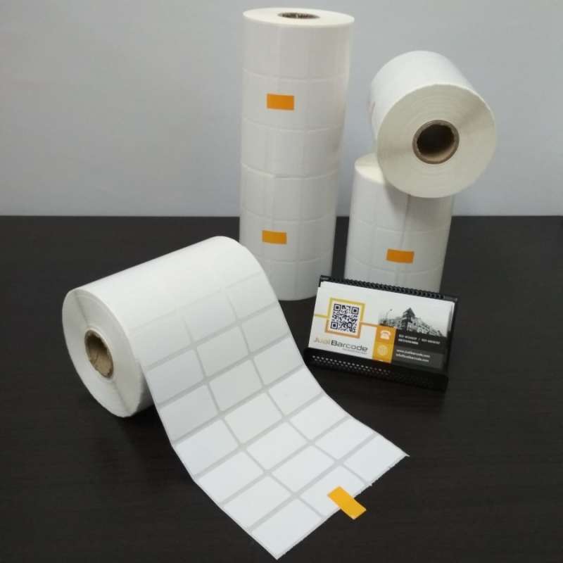 Jual LABEL PRINTER BARCODE 33X19MM - 33X19 MM - 3 LINE SEMICOATED ISI ...