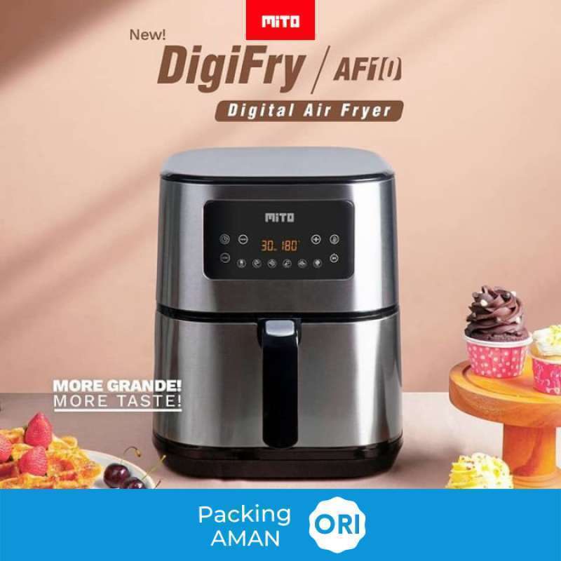 Jual MITO Grande Air Fryer AF10 Original Digifry AF 10 Besar Kapasitas ...