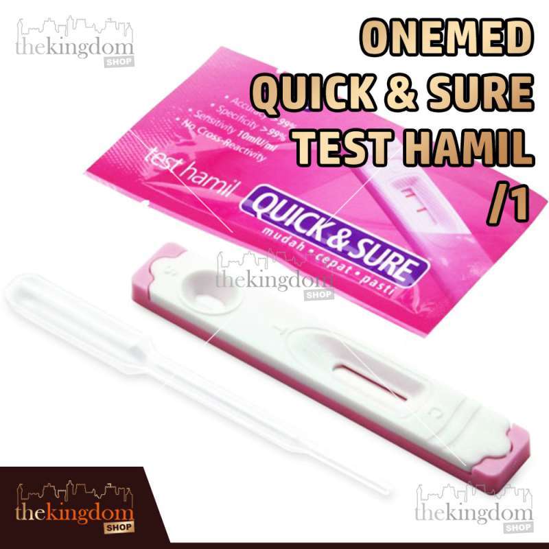 Jual Onemed Quick & Sure Test Pack Hamil di Seller The Kingdom Shop ...